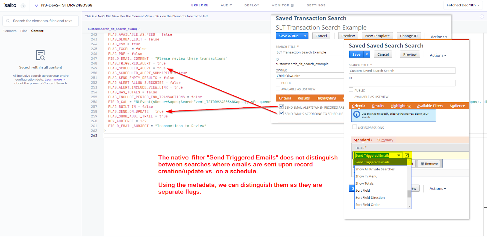Decode NetSuite Saved Search Metadata: The Why and How