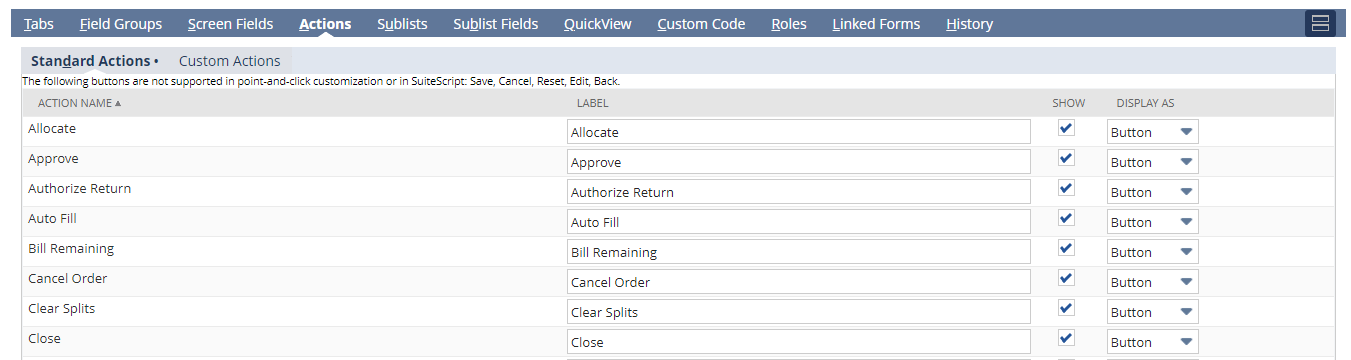 Improve NetSuite Navigation With Form Customization