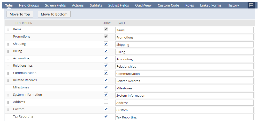 Improve Netsuite Navigation With Form Customization