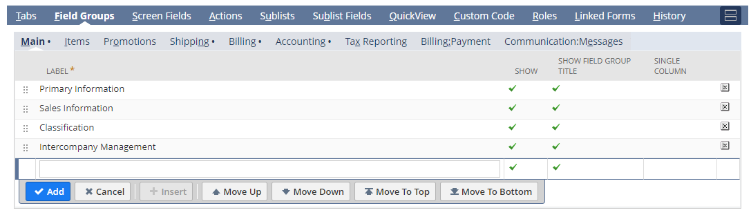 Improve NetSuite Navigation With Form Customization