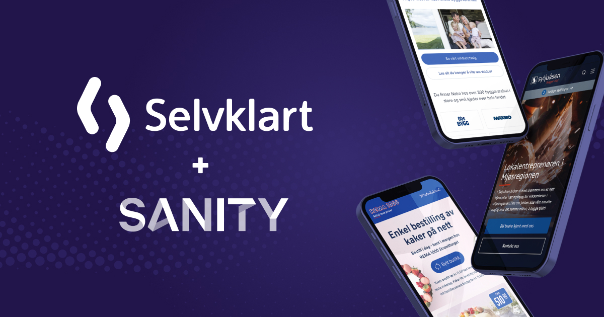 Sanity CMS - Selvklart