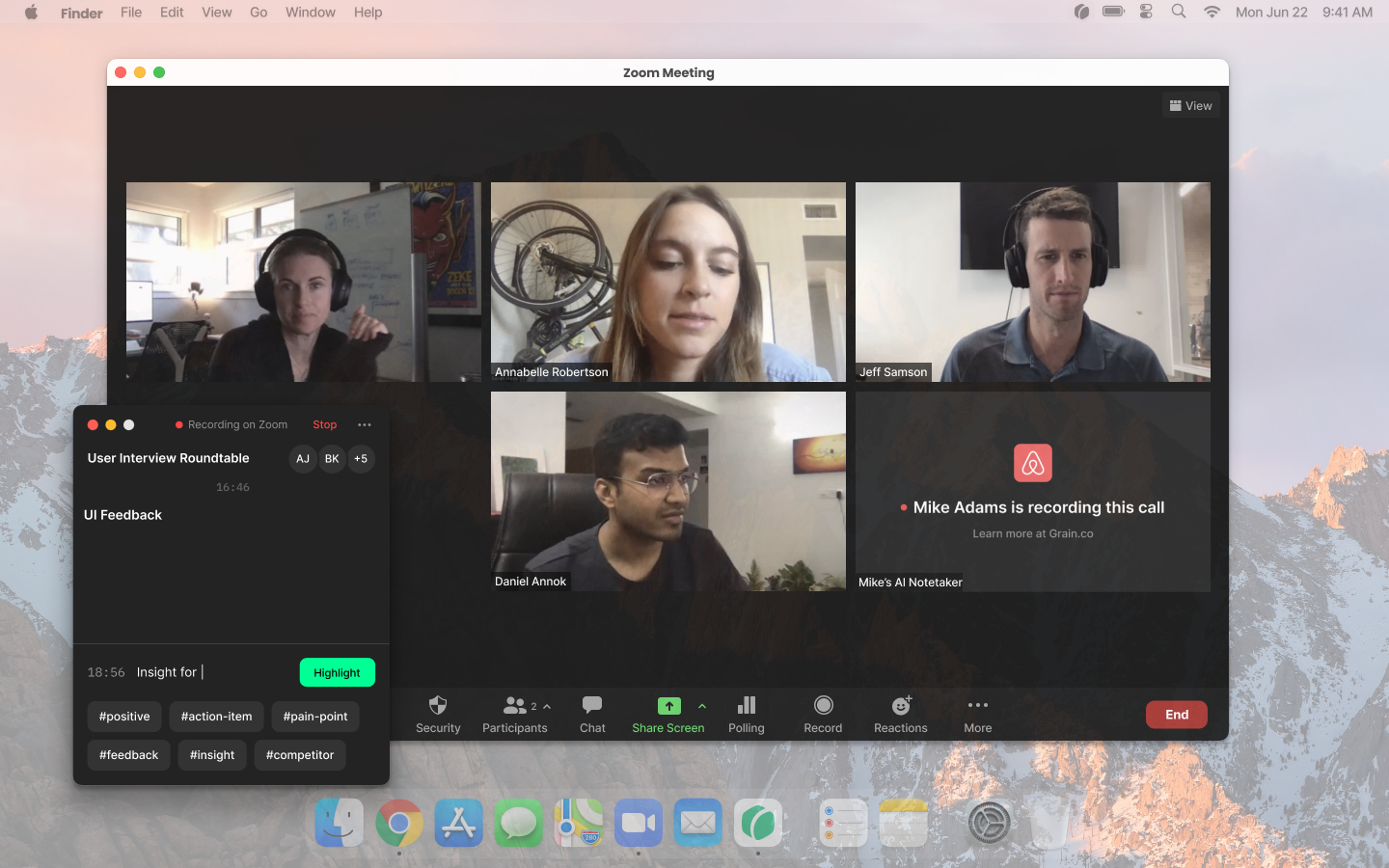 How to Take Meeting Notes during Google Meet Calls | Grain Blog