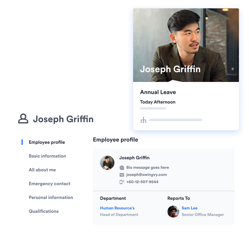 Cloud-based Employee Management Platform | Swingvy Singapore