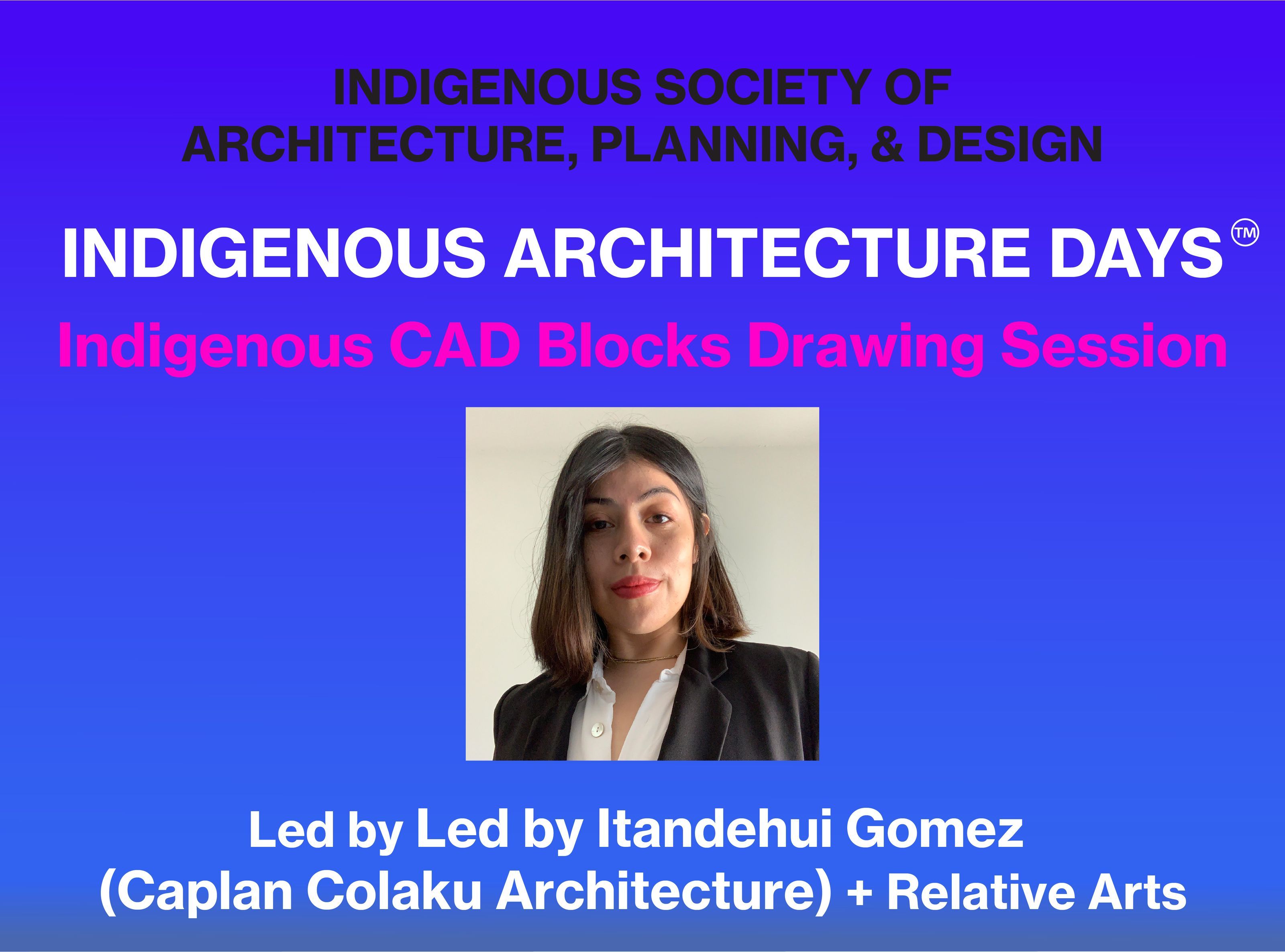 Indigenous CAD Blocks Drawing Session