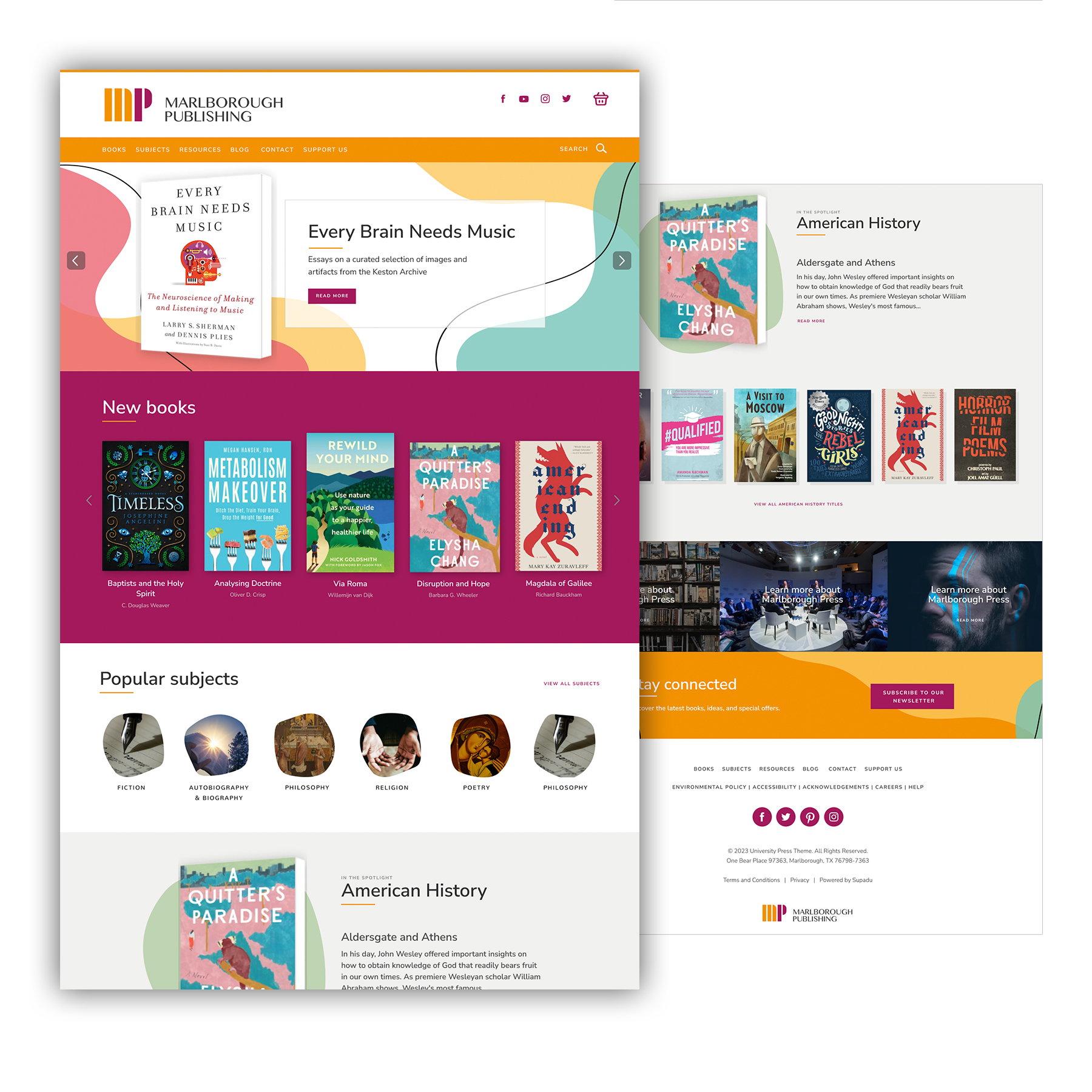Website build & themes | Supadu