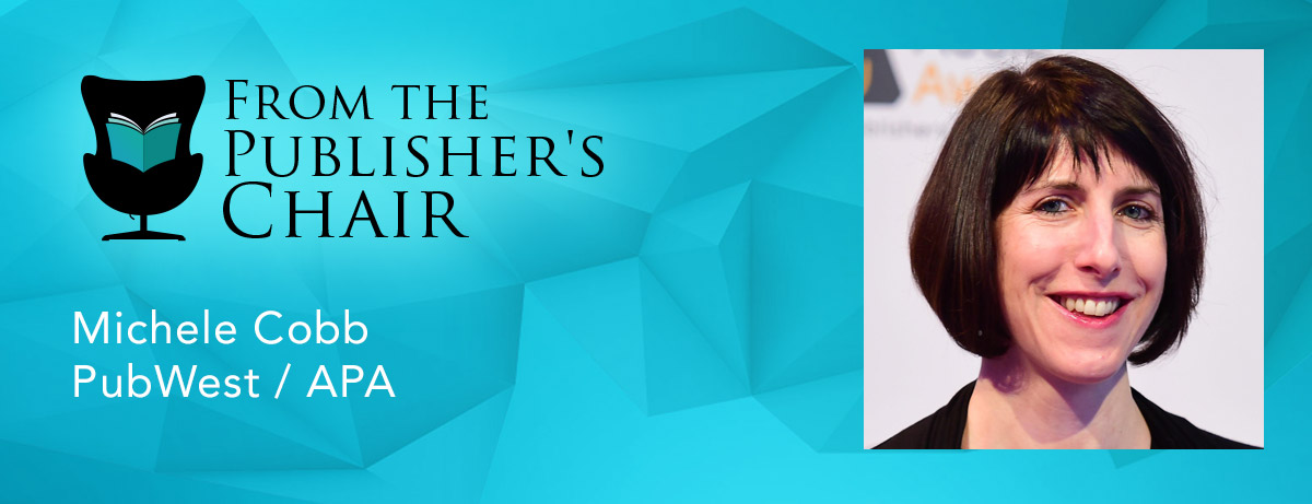 Michele Cobb in the Publisher's Chair