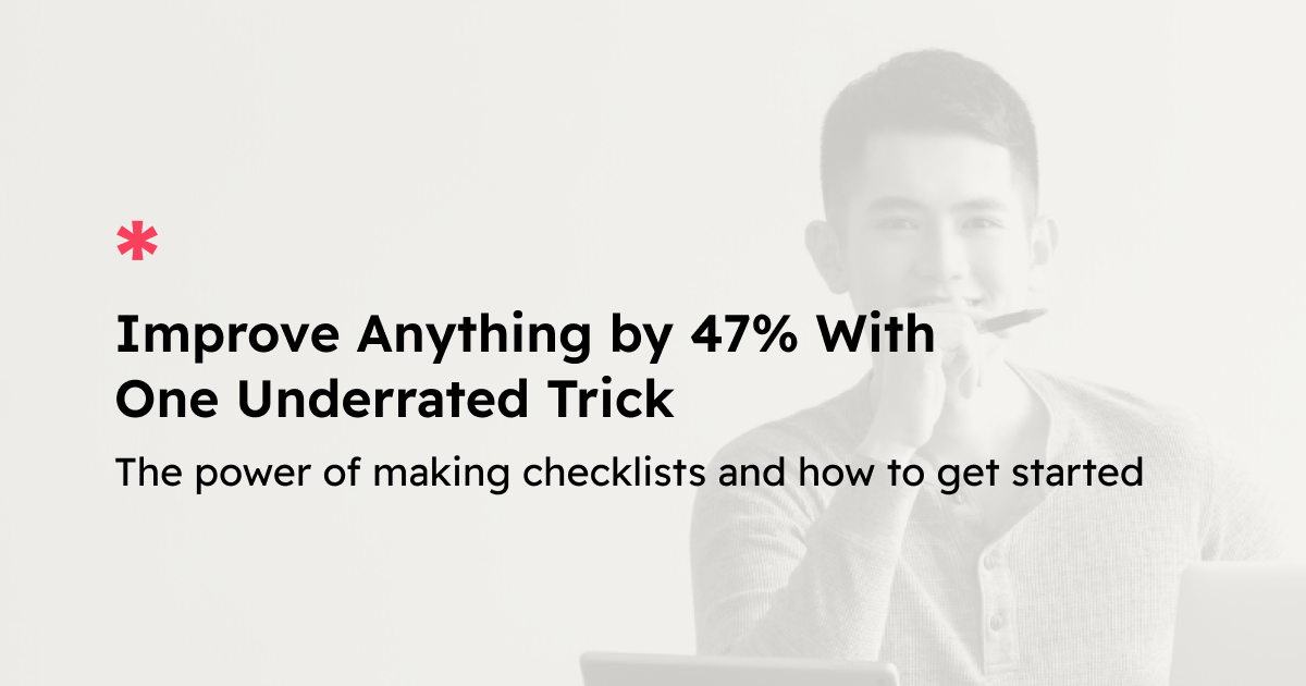 Improve Anything by 47% With One Underrated Tool | Dean Yeong