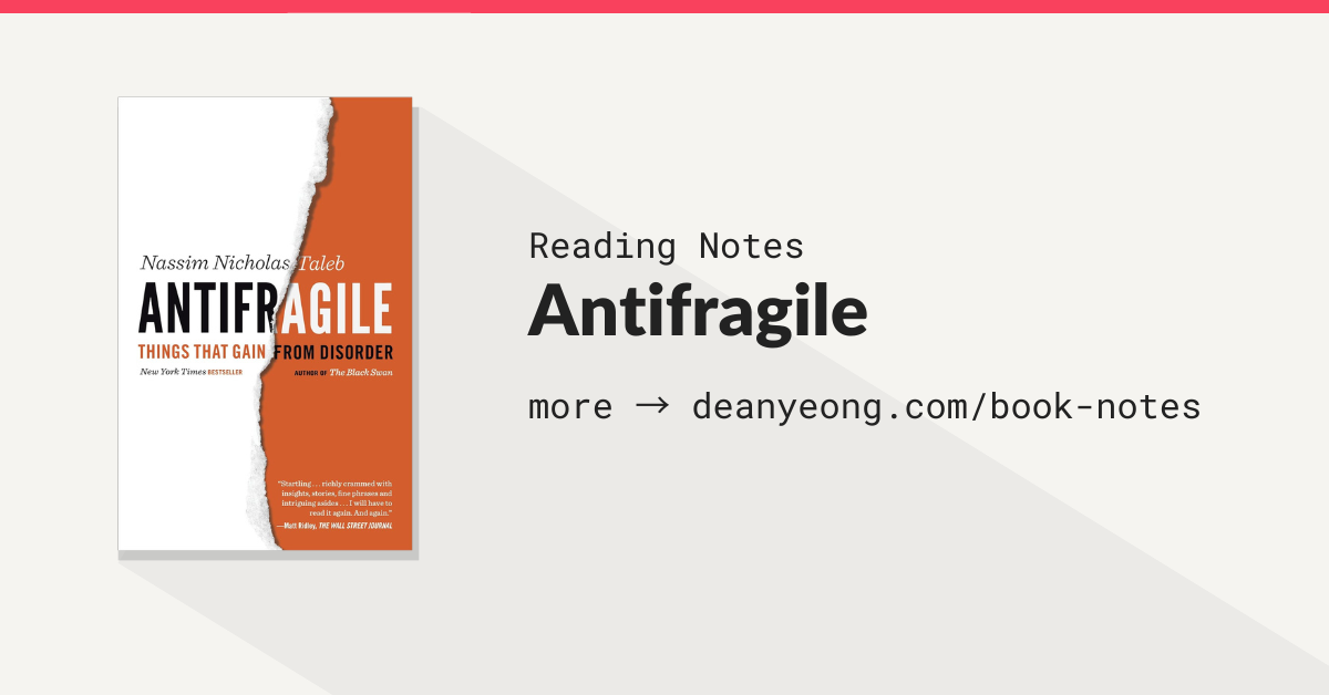 Book Summary: Antifragile by Nassim Nicholas Taleb