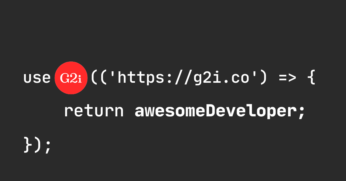 Hire Specialized Developers in the US, CA and LATAM - G2i