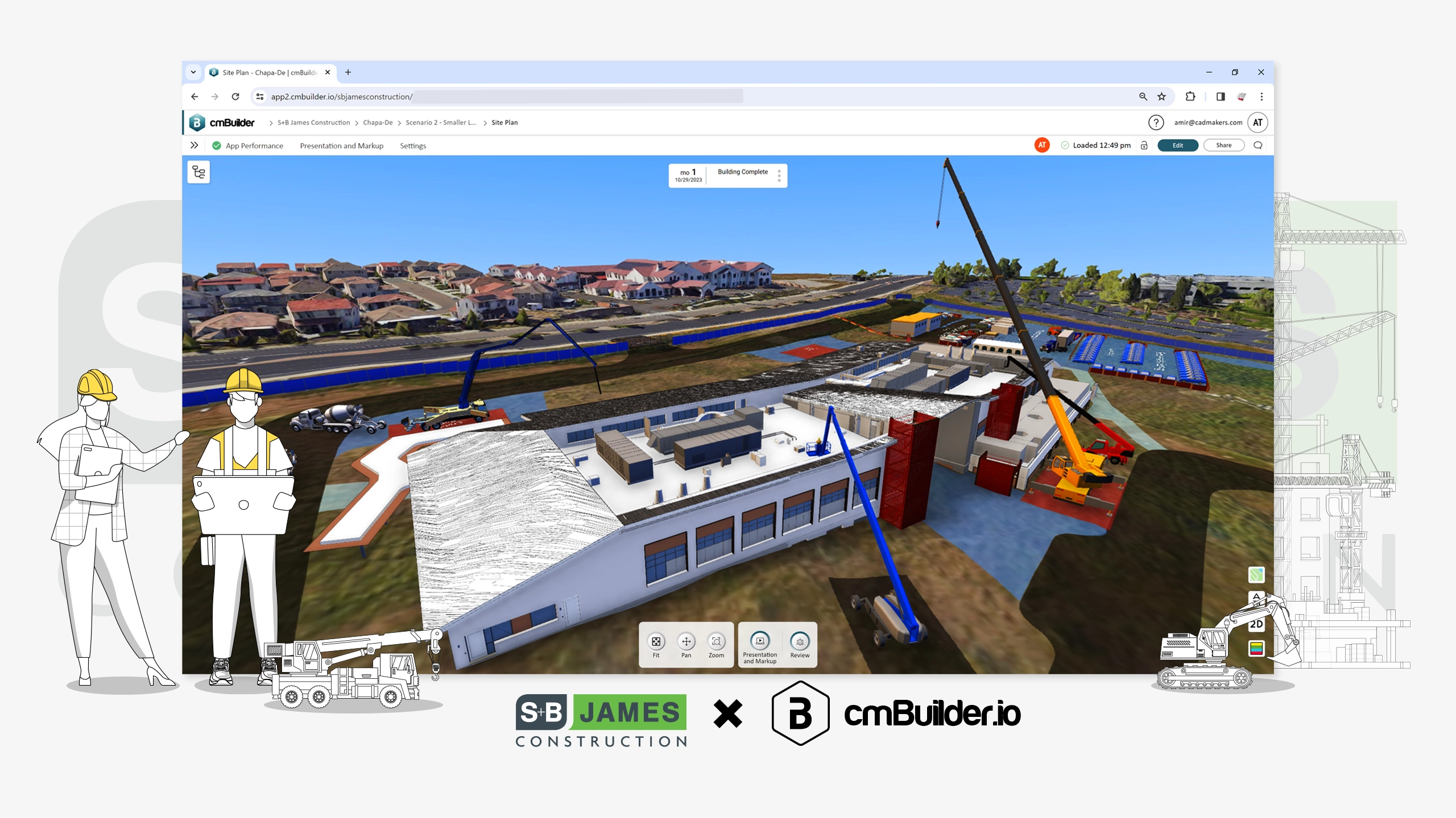 The S+B James and cmBuilder Collaboration - Innovating Construction