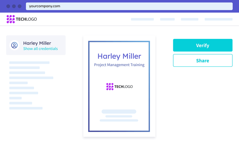 Digital badge and certificate platform | Accredible