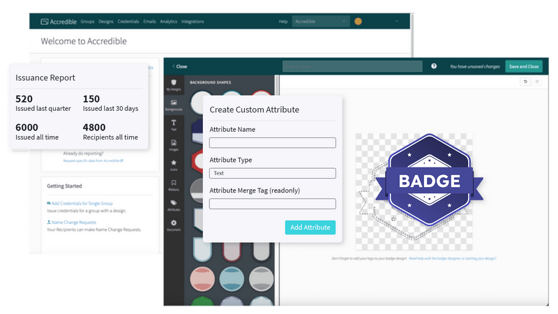 Digital badge and certificate platform | Accredible