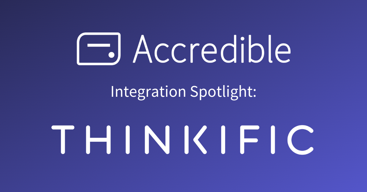 Digital Credential Solution Integration Spotlight: Thinkific