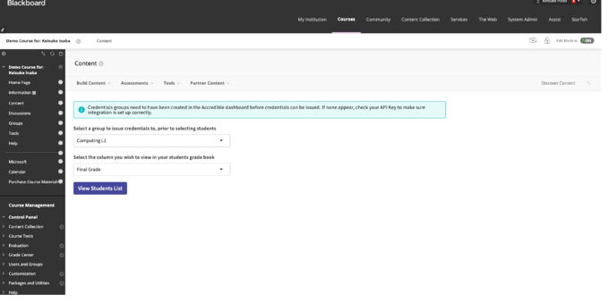 Digital Credential Solution Integration Spotlight - Blackboard