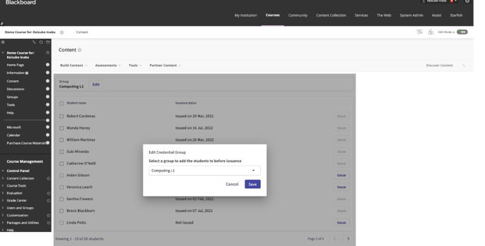 Digital Credential Solution Integration Spotlight - Blackboard