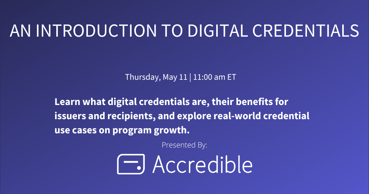 An Introduction to Digital Credentials | Accredible
