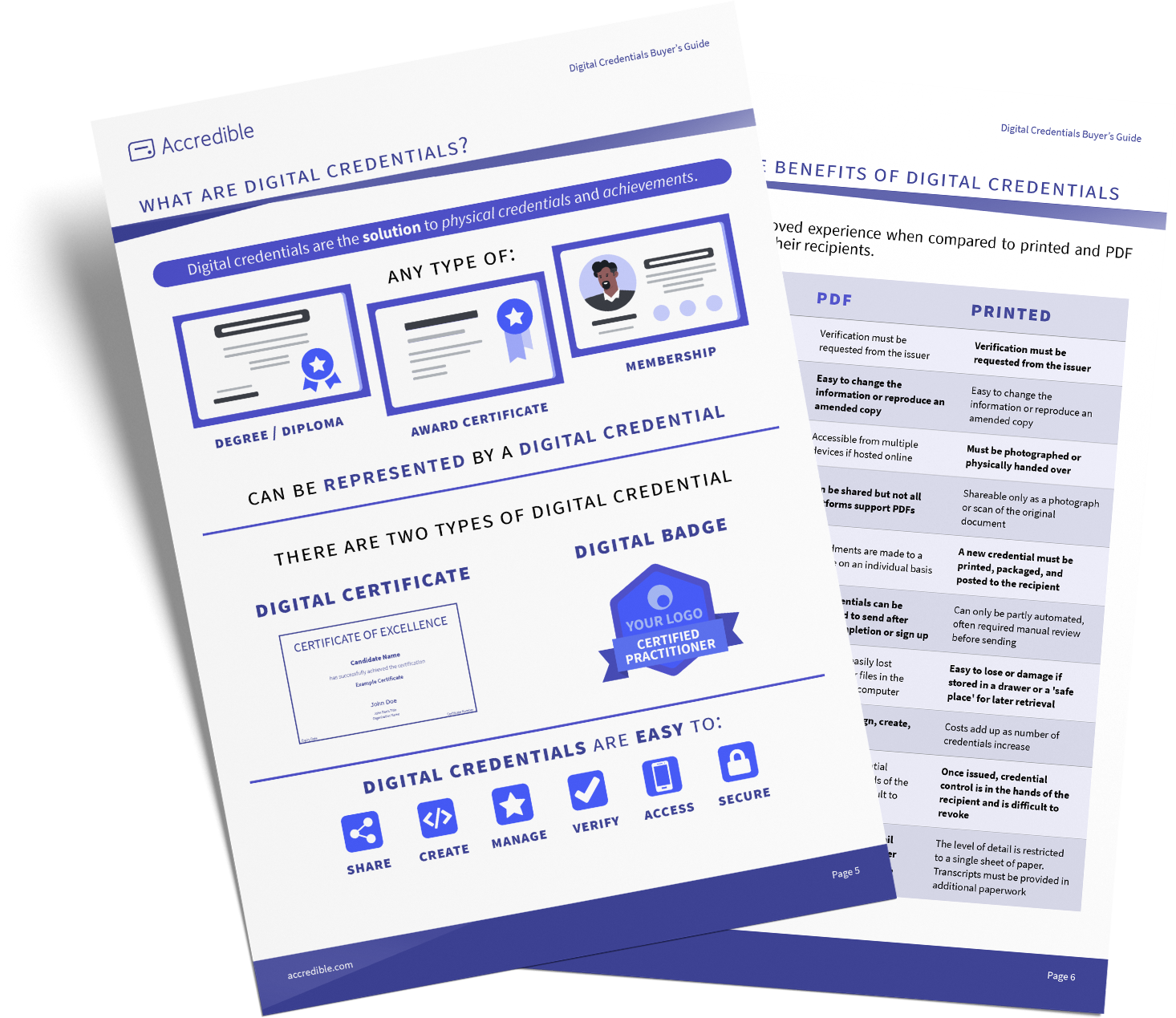 Digital Credentials Buyers Guide | Accredible