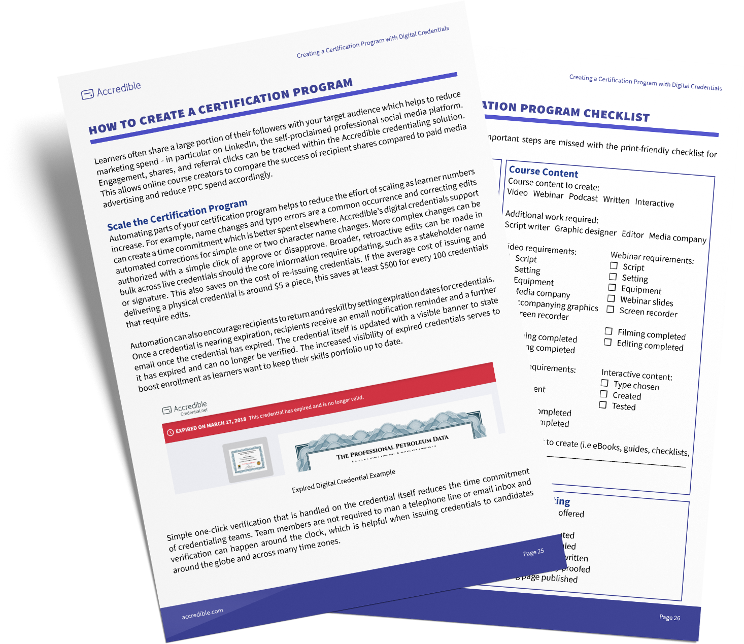 Creating a Certification Program with Digital Credentials | Accredible