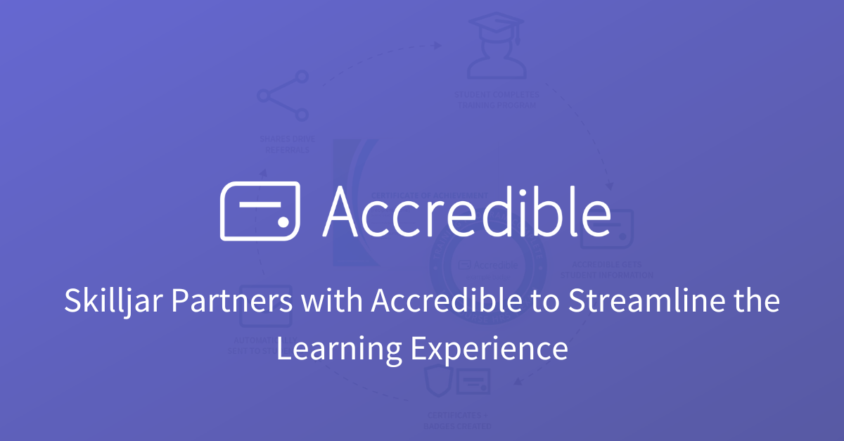 Skilljar Partners with Accredible to Streamline Learning Experiences