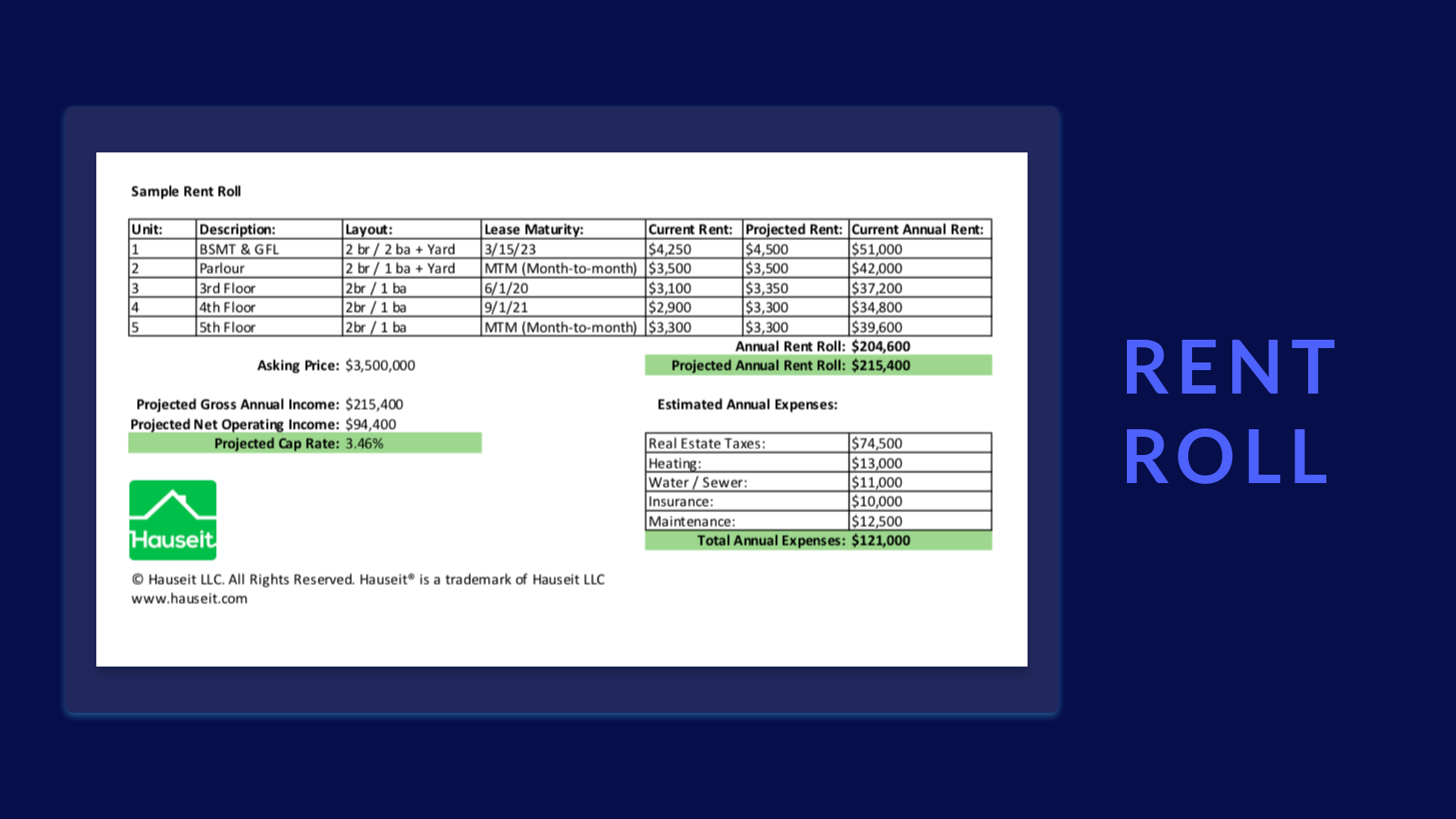 T12 Real Estate Template