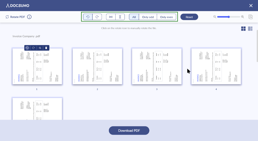 Rotate PDF Online for Free