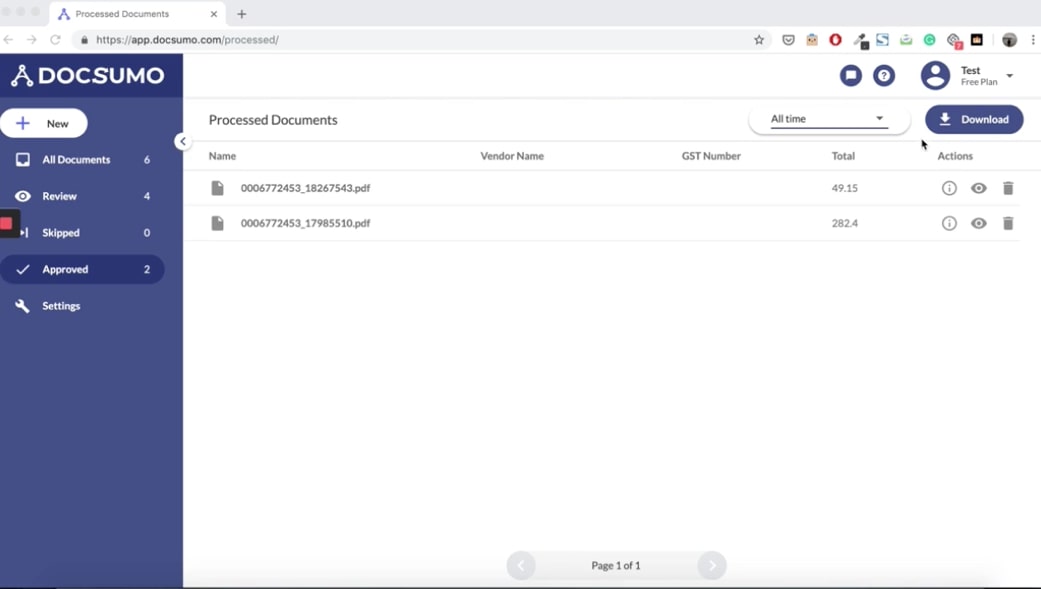 Convert 1099 forms to excel - Process IRS form 1099 automatically with Docsumo