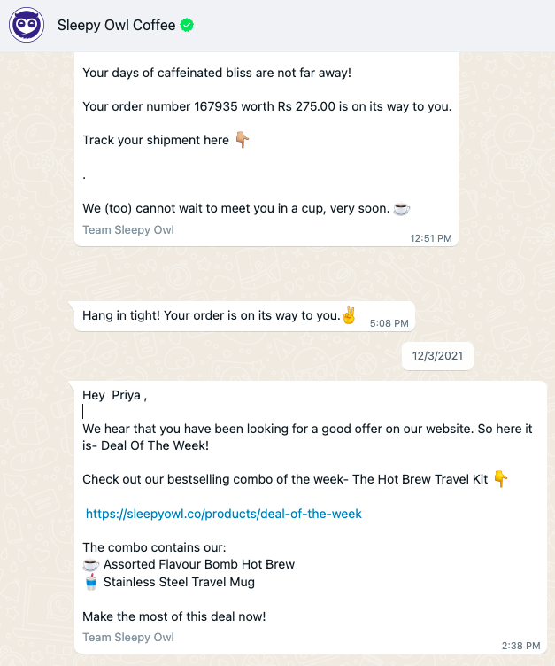 14 WhatsApp Promotional Message Examples to Grow Your Sales