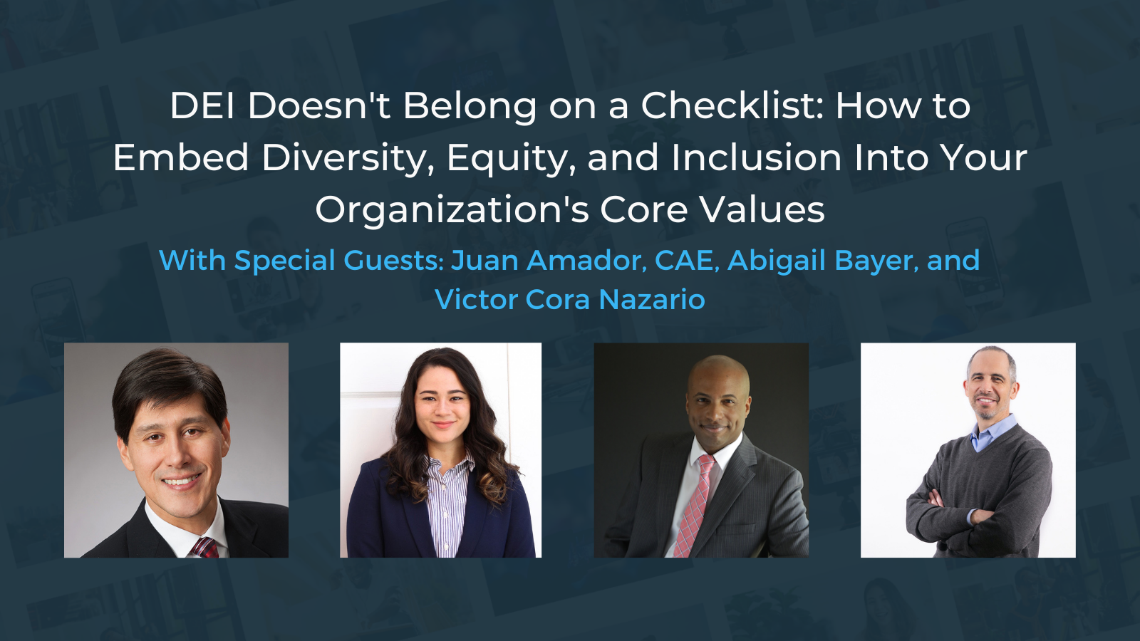 DEI Doesn't Belong on a Checklist: A Panel Discussion Recorded Live ...