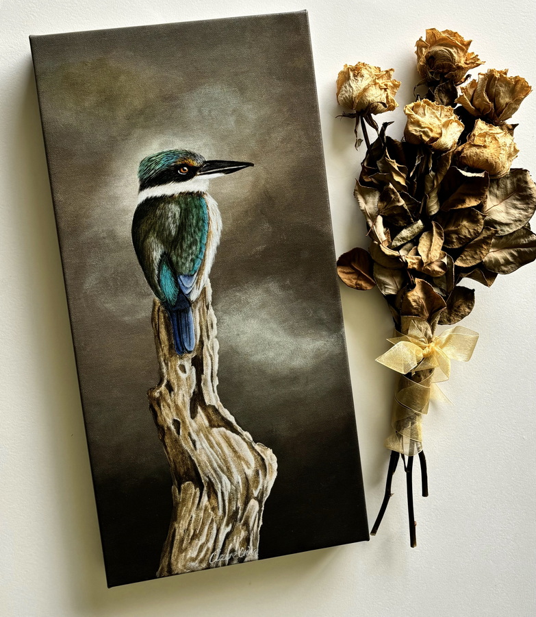 Still Standing-Kingfisher/ Kotare | Artwork by