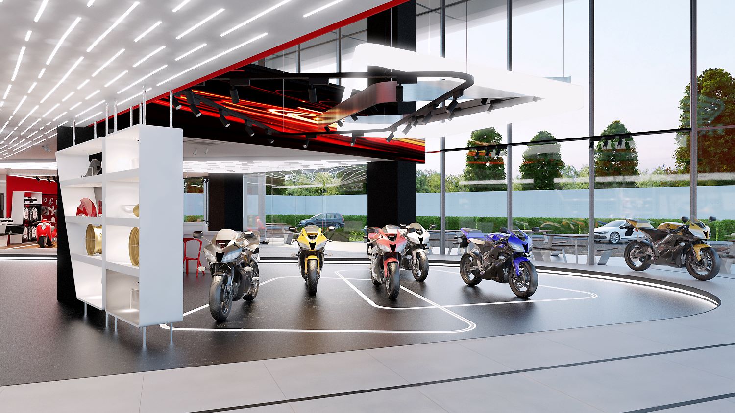 Honda's Retail Design + Build - Jakarta | AVIP