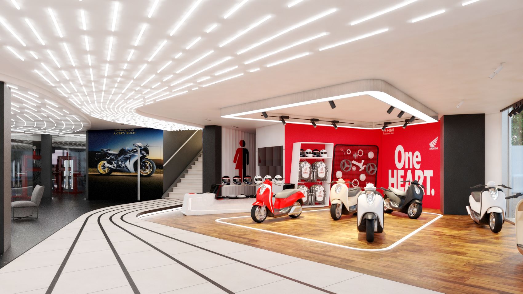 Honda's Retail Design + Build - Jakarta | AVIP