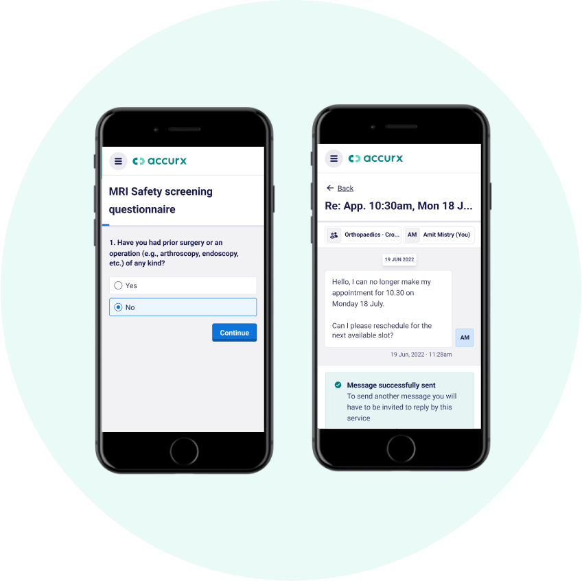 Accurx | Patient Portal