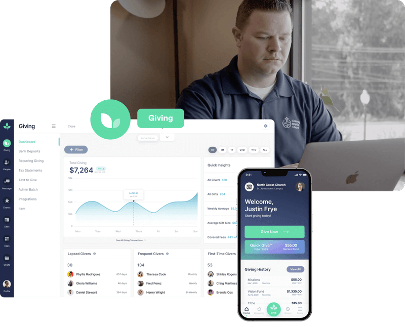 Church Giving: Mobile App, Online & Text Giving for Churches | Tithe.ly