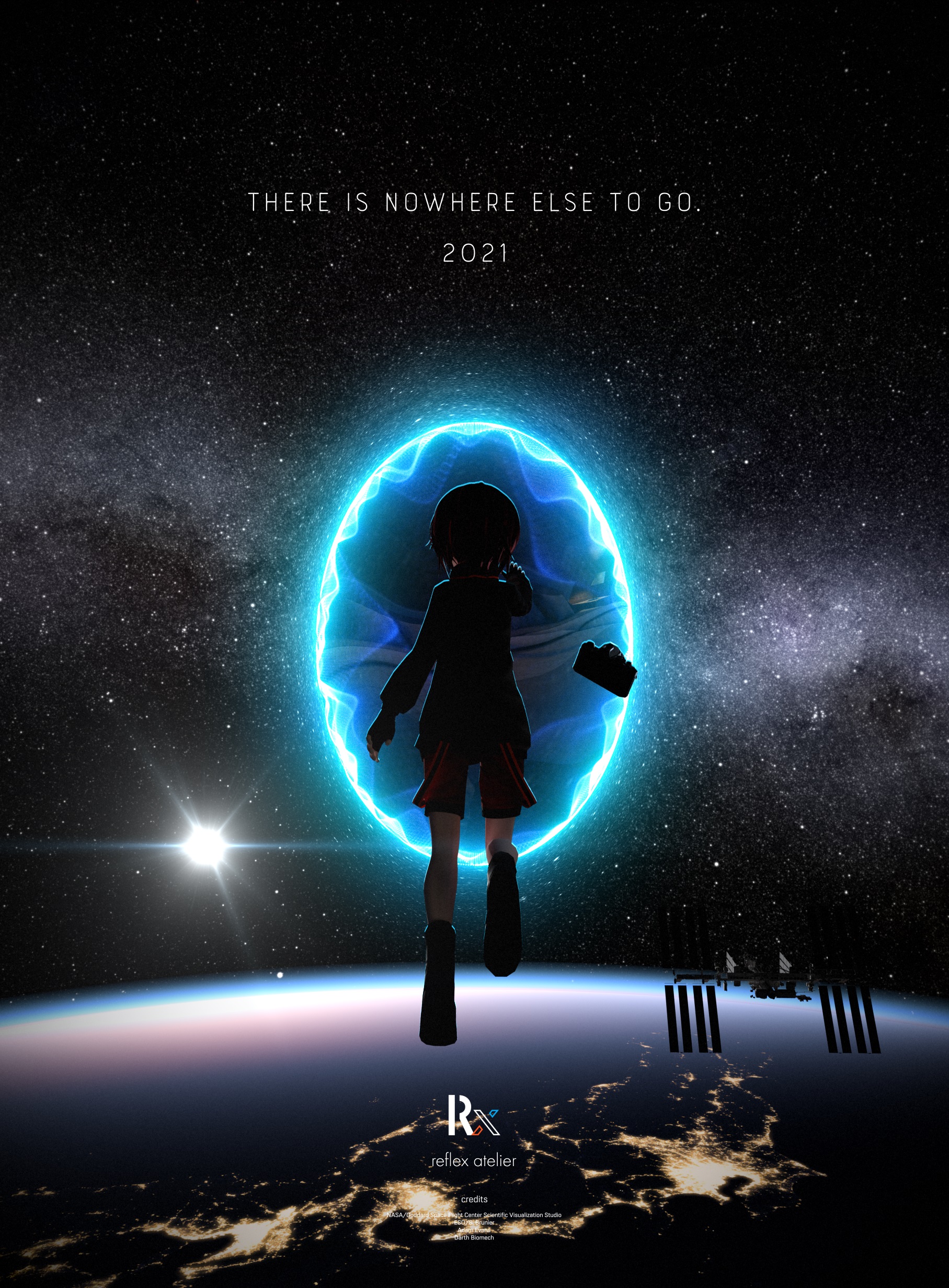 VRC NYE Poster 2021 | Reflex Atelier