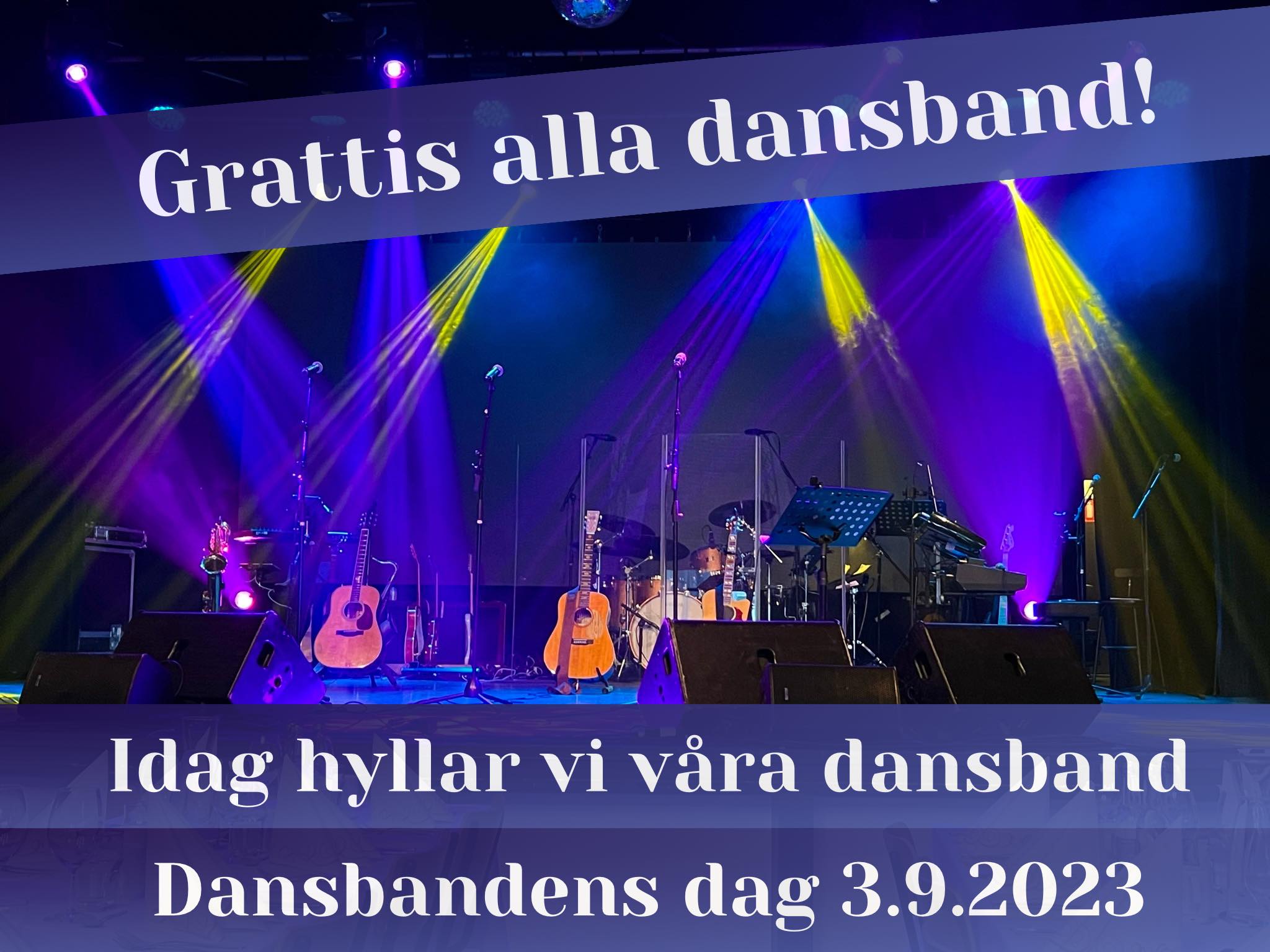 Grattis alla dansband