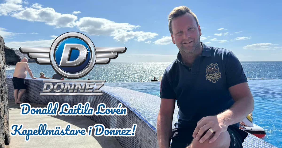 Donald Laitila Lovén lever sin dröm med dansbandet Donnez
