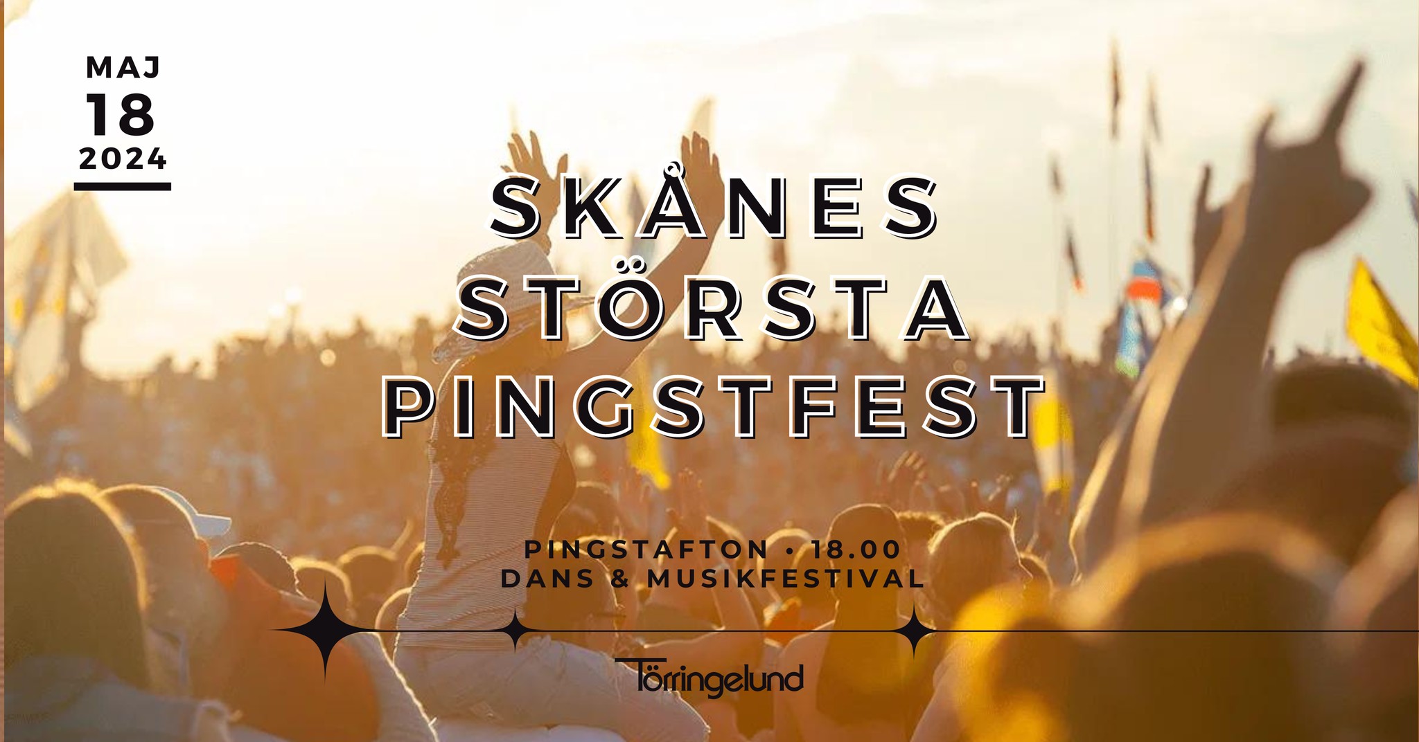Upplev Skånes största Pingstfest på Törringelund