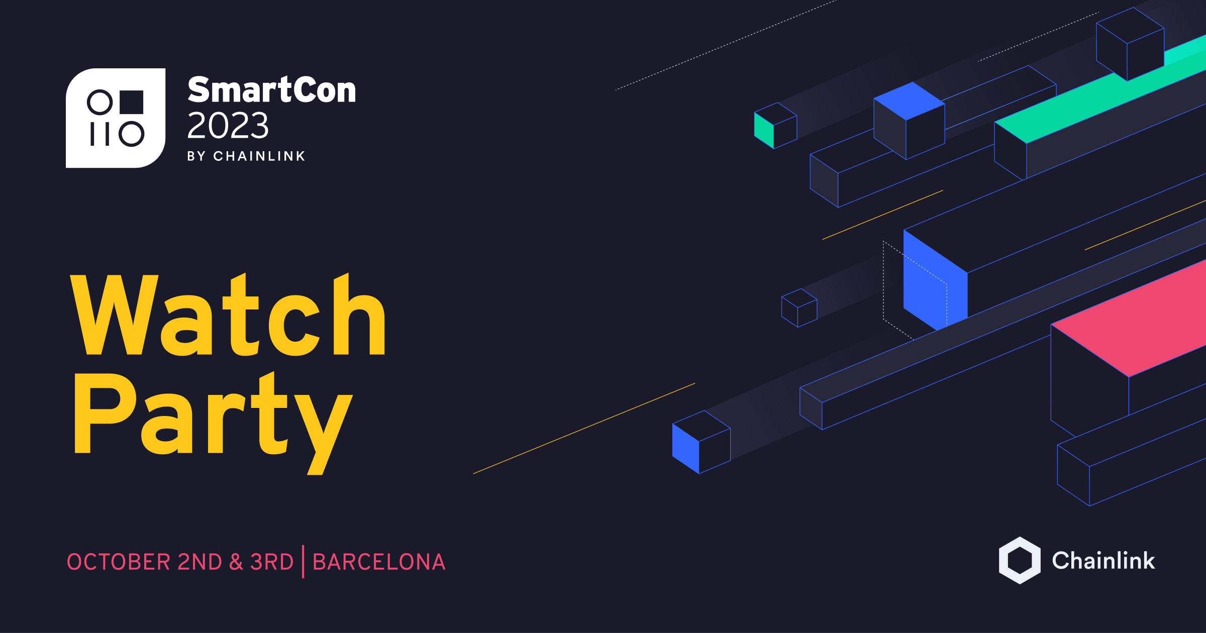 Host a SmartCon 2023 Watch Party | Chainlink