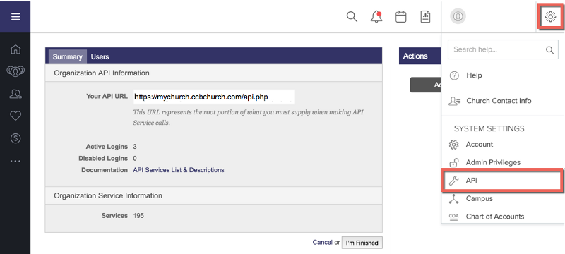 Church Community Builder (CCB)