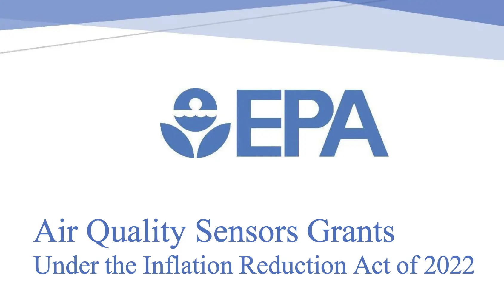 US EPA funding for air quality sensor deployment