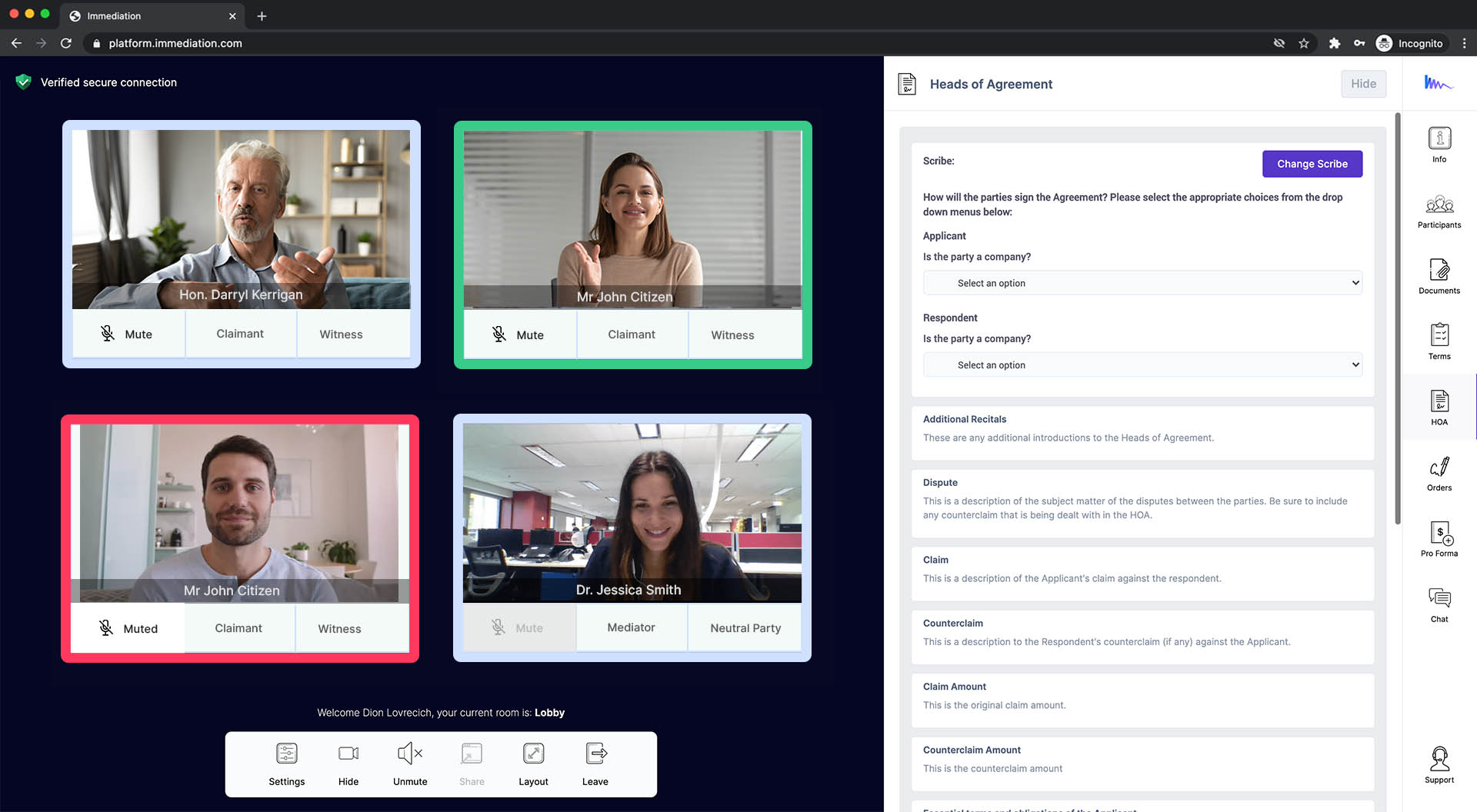 Immediation - Online Dispute Resolution