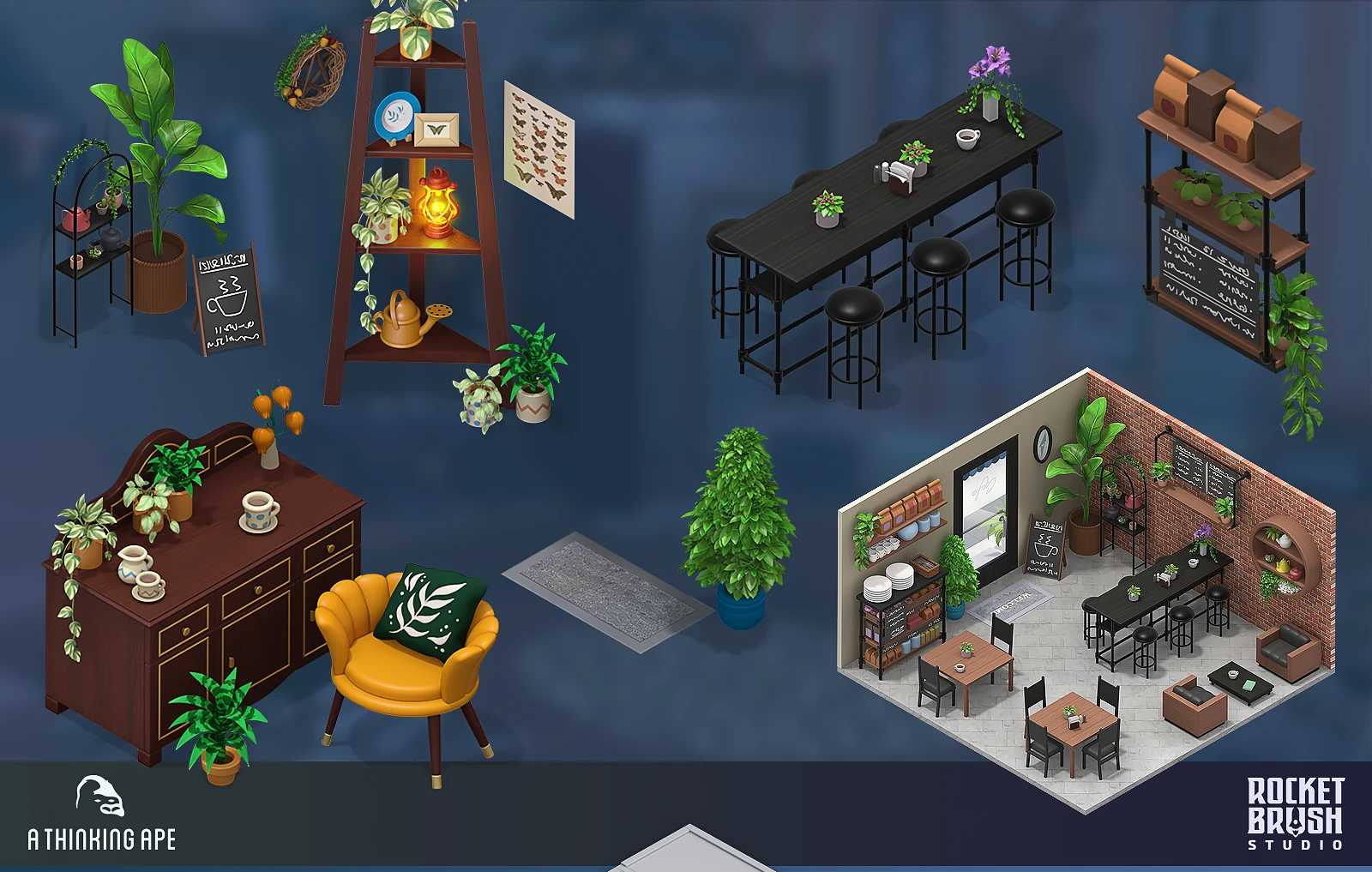 3D Locations for Mobile Game: Single City