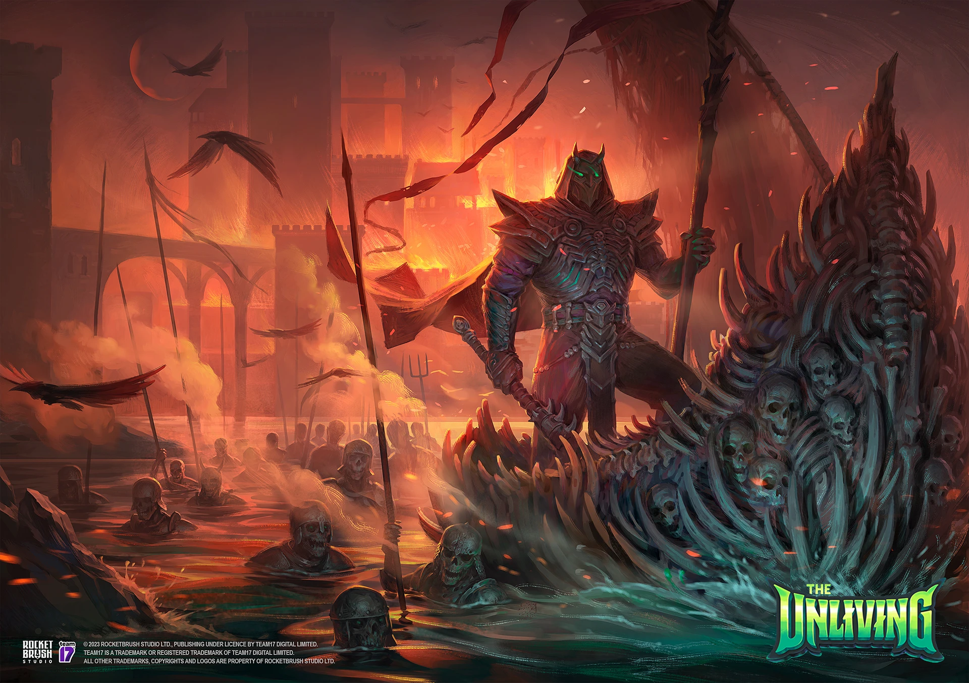 Fantasy 2D Key Art: The Shades Of Unliving