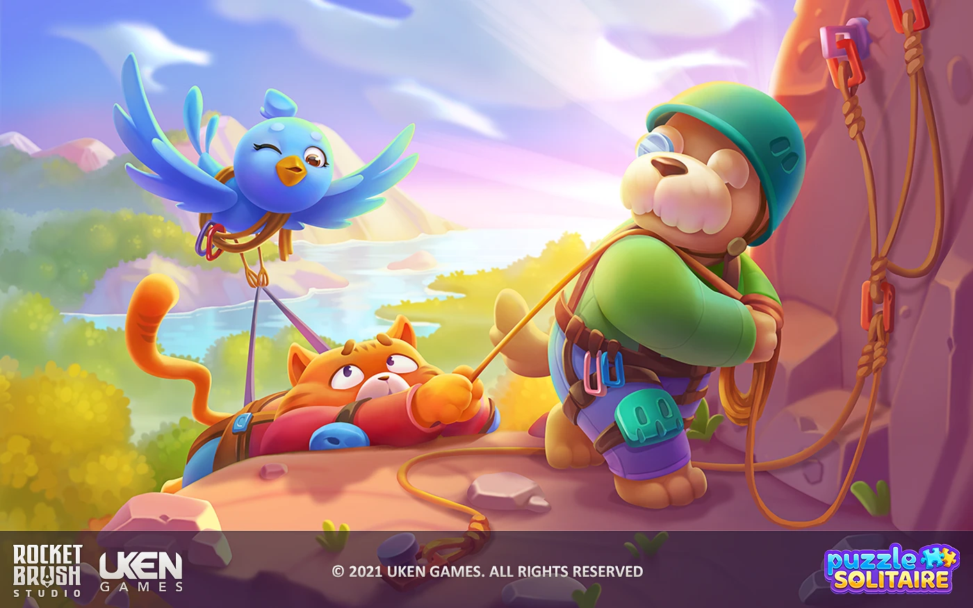 2D Game Illustrations: Casual Art for Puzzle Solitaire