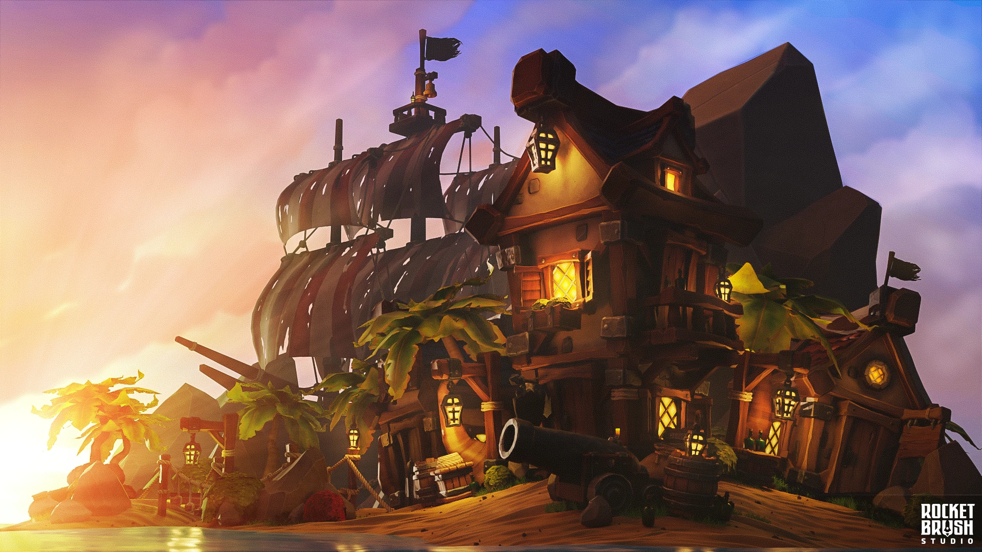 Custom 3D Game Assets: Low Poly 3D Art