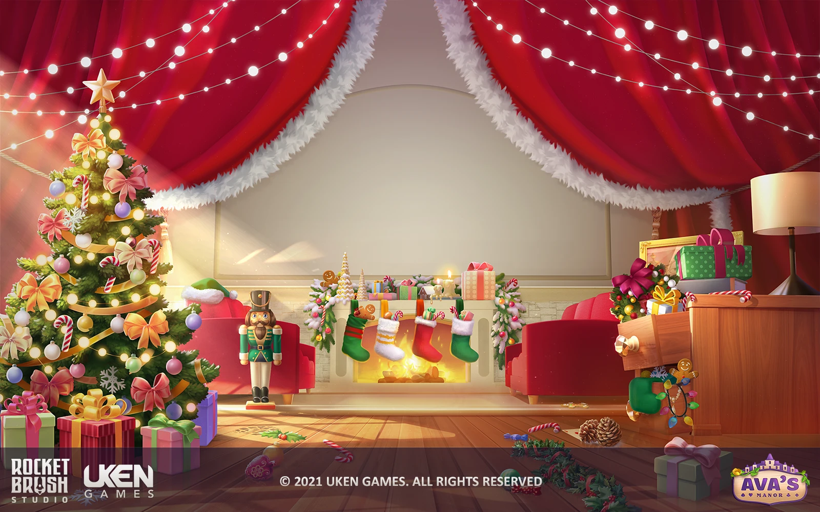 2D Game Backgrounds & Loading Screens: Ava's Manor