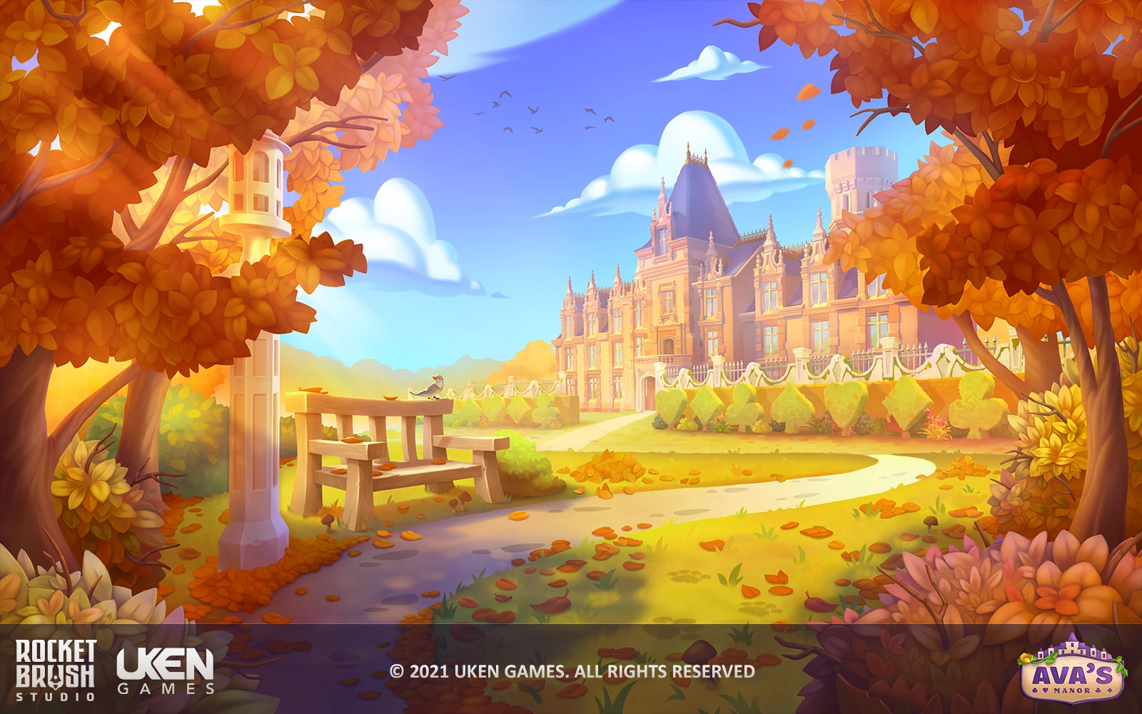 2D Game Backgrounds & Loading Screens: Ava's Manor