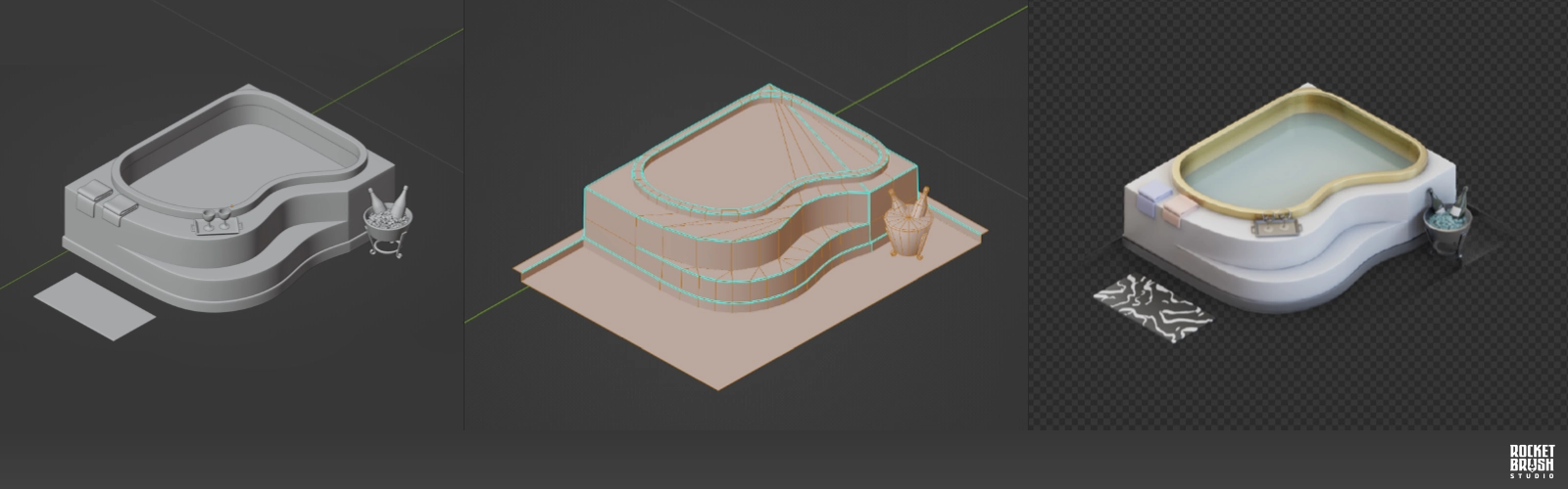 3D Locations for Mobile Game: Single City