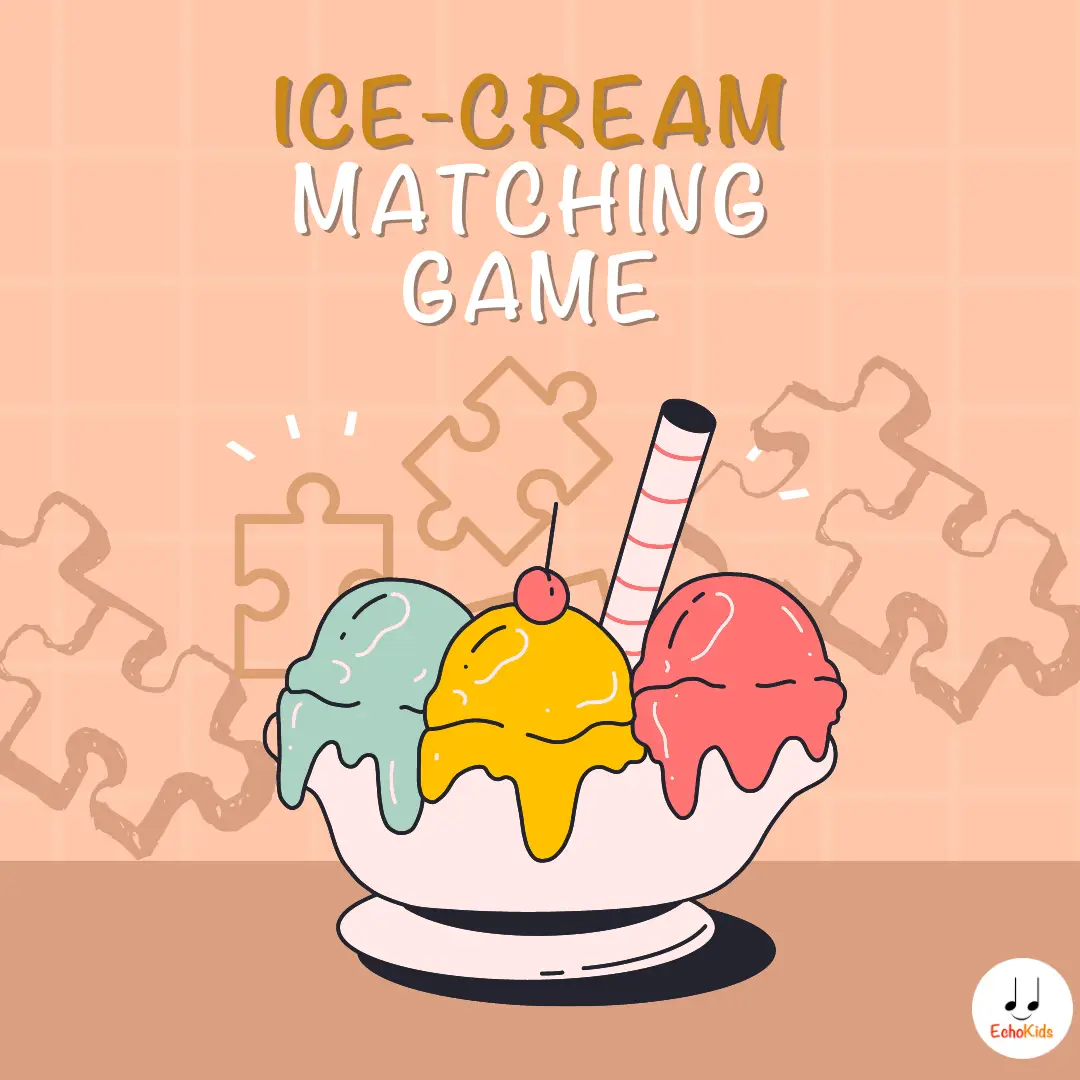 Calendar Activity: Ice-Cream Matching Game