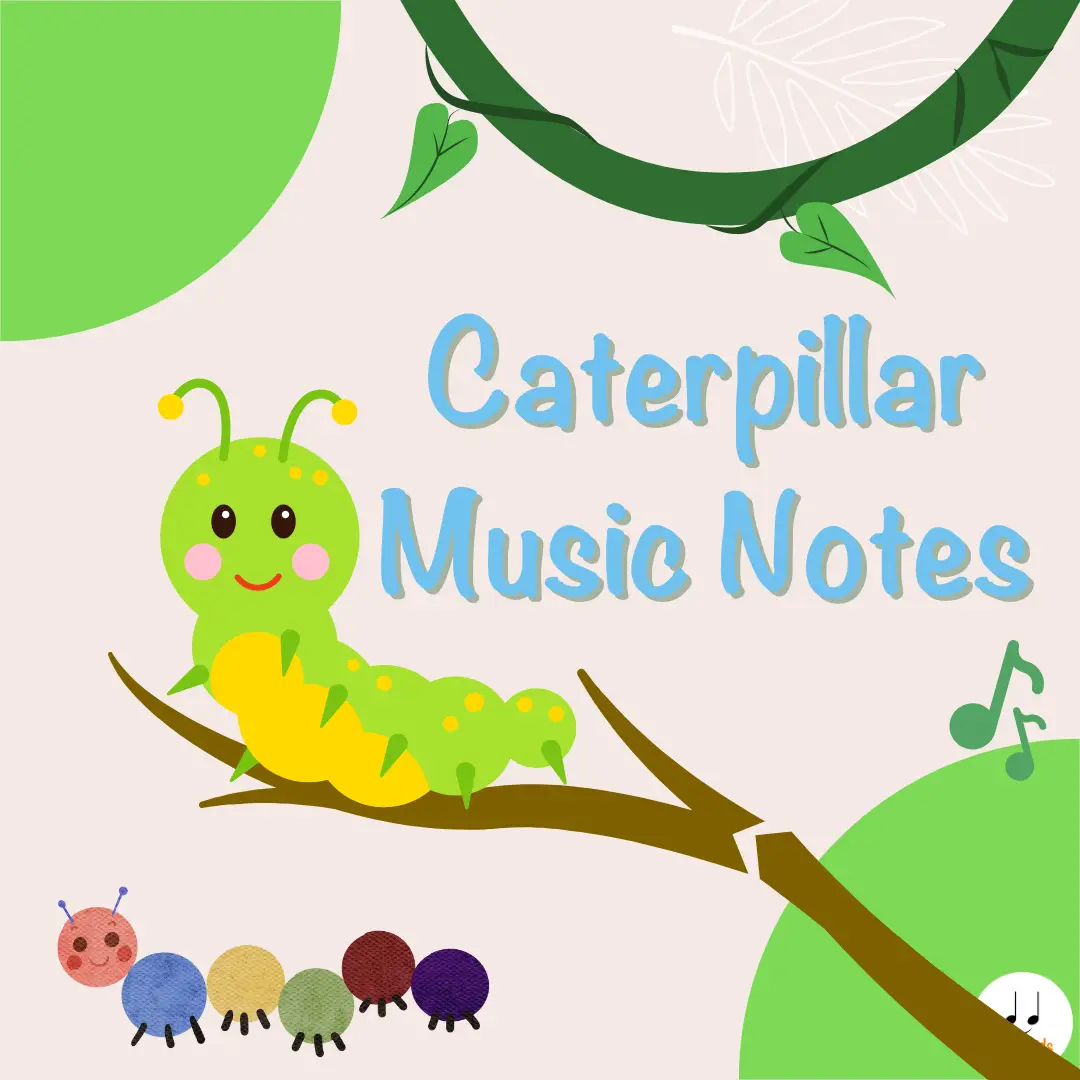 Calendar Activity: Music Notes Caterpillar